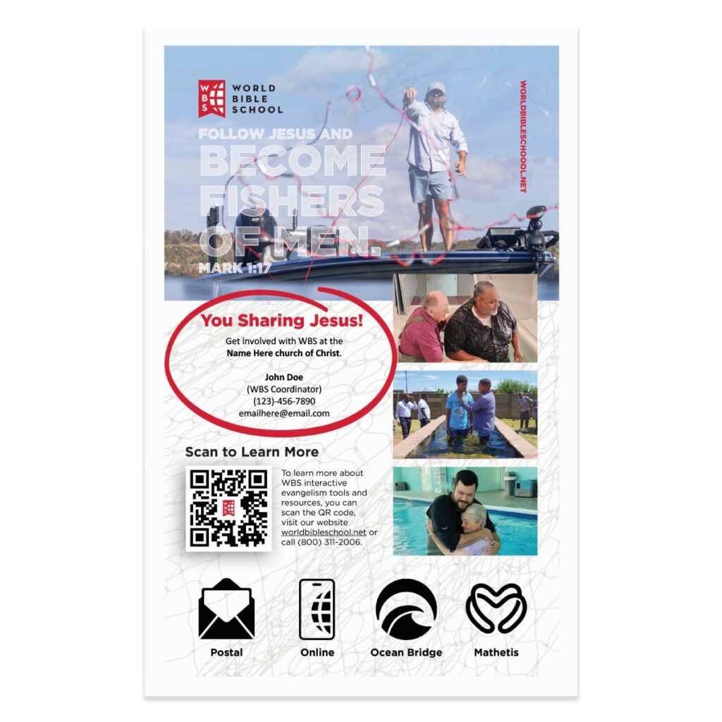 Downloadable Customizable Congregation Involvement Poster | World Bible ...